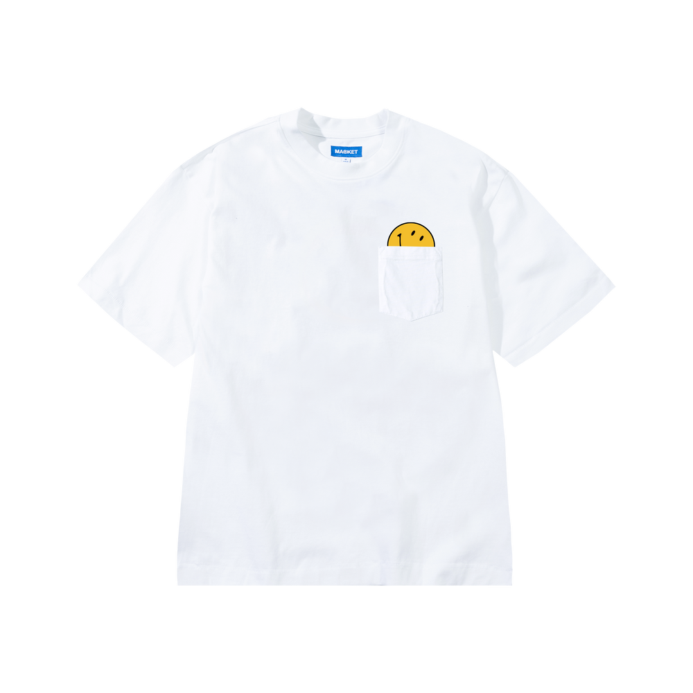 SMILEY PEEK-A-BOO POCKET T-SHIRT