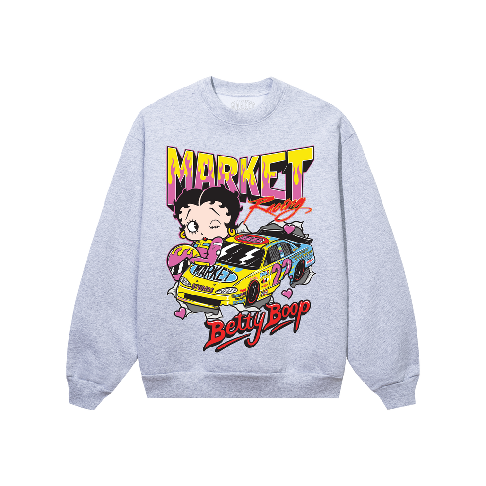 BETTY BOOP RACING CREWNECK