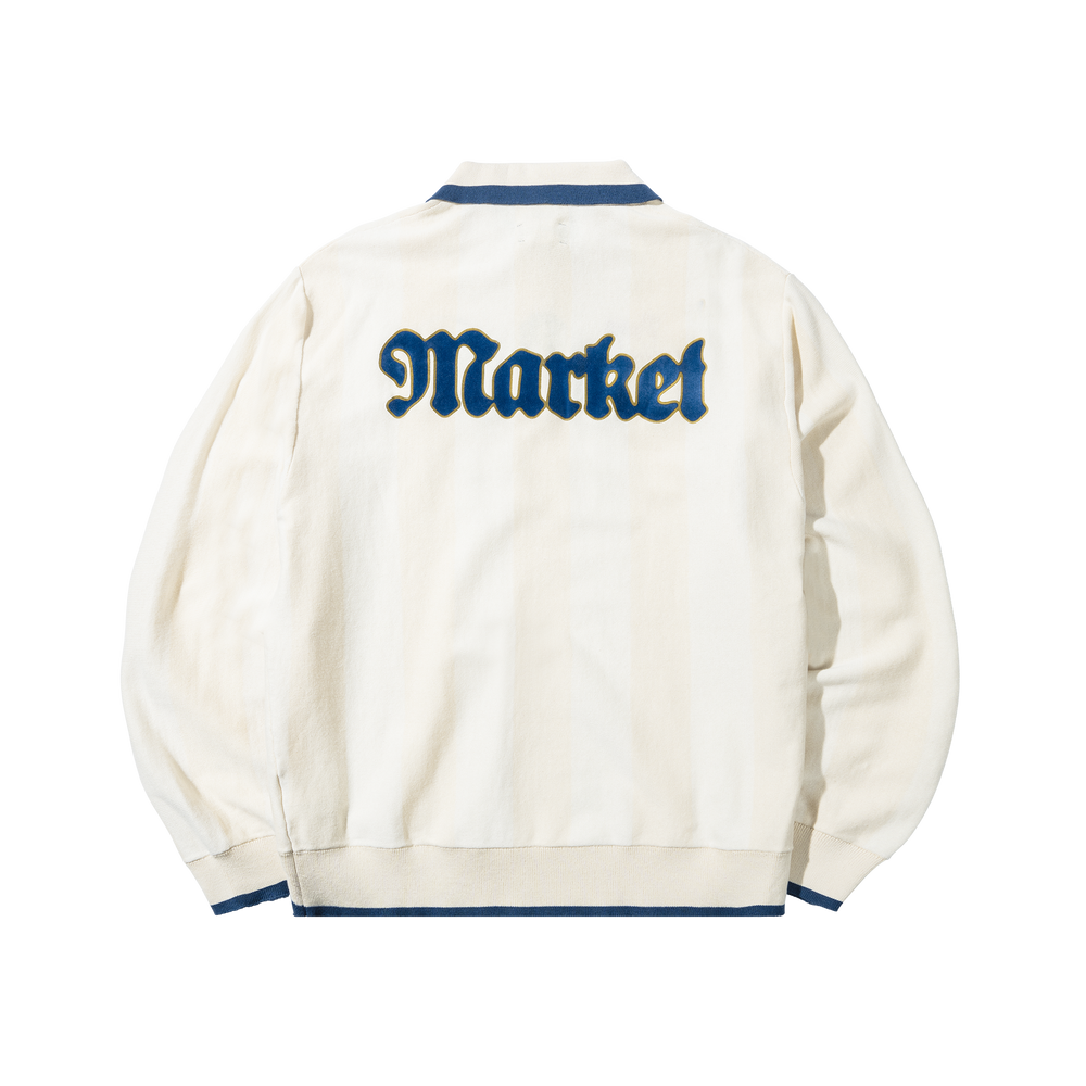 PURE GOLD COLLARED SWEATER